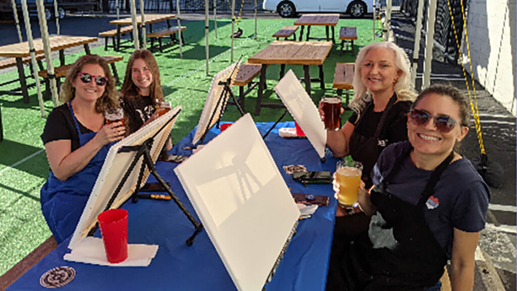 Paint & Pint with Happy Hour Paint Classes - Wingwalker Brewing